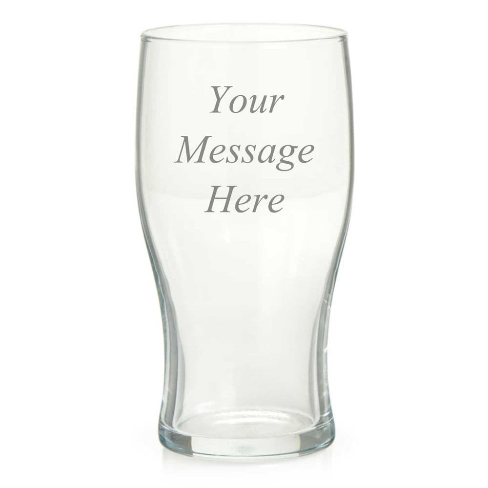 Personalised Engraved Pint Glass