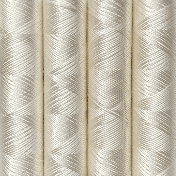 001 White - Pure Silk - Embroidery Thread