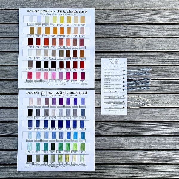 Pure Silk Shade Card