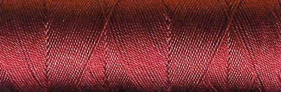 Silk Button Hole Thread - Berry Red