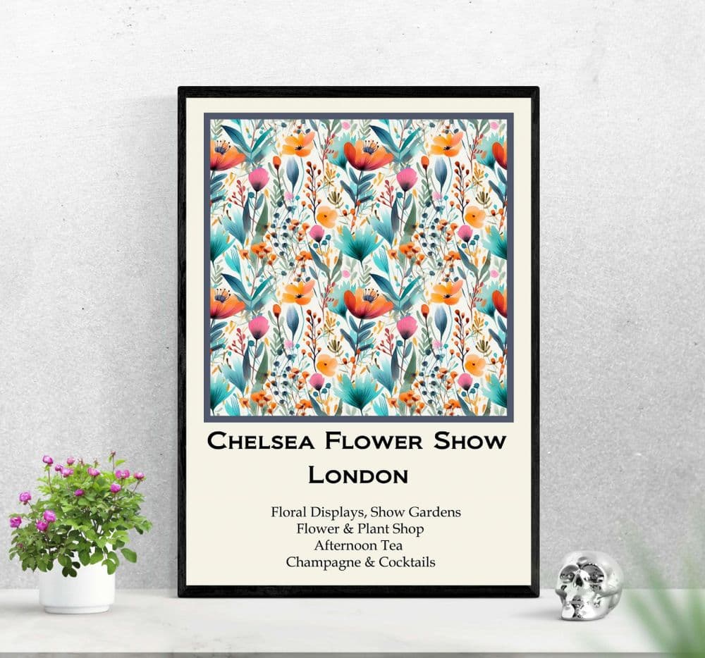 Art Print - Chelsea Flower Show Poster