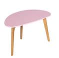 Contemporary Coffee Table in Pink