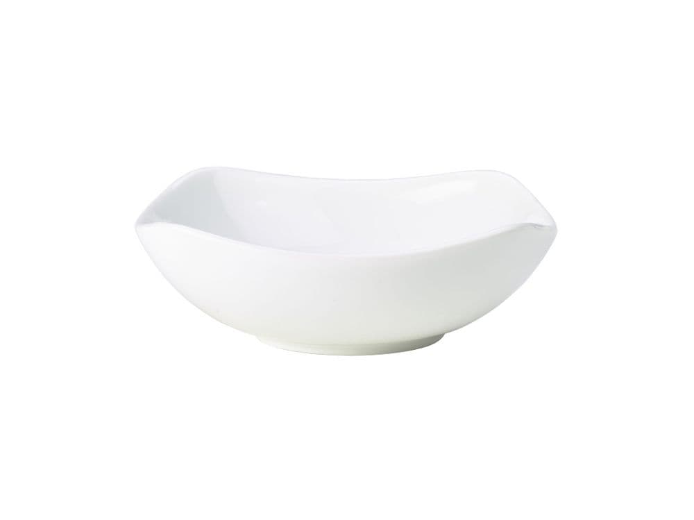Genware Porcelain Rounded Square Bowl 17cm/ 6 5" Box Of 6