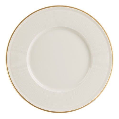 Line Gold Band Plate 20cm Box of 6