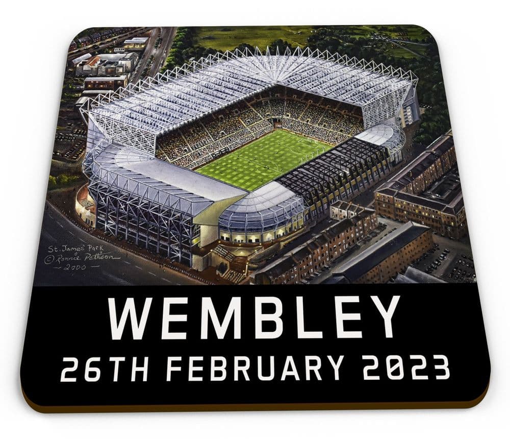 Newcastle Stadium Arial View - Wembley Original Artwork By Ronnie ...