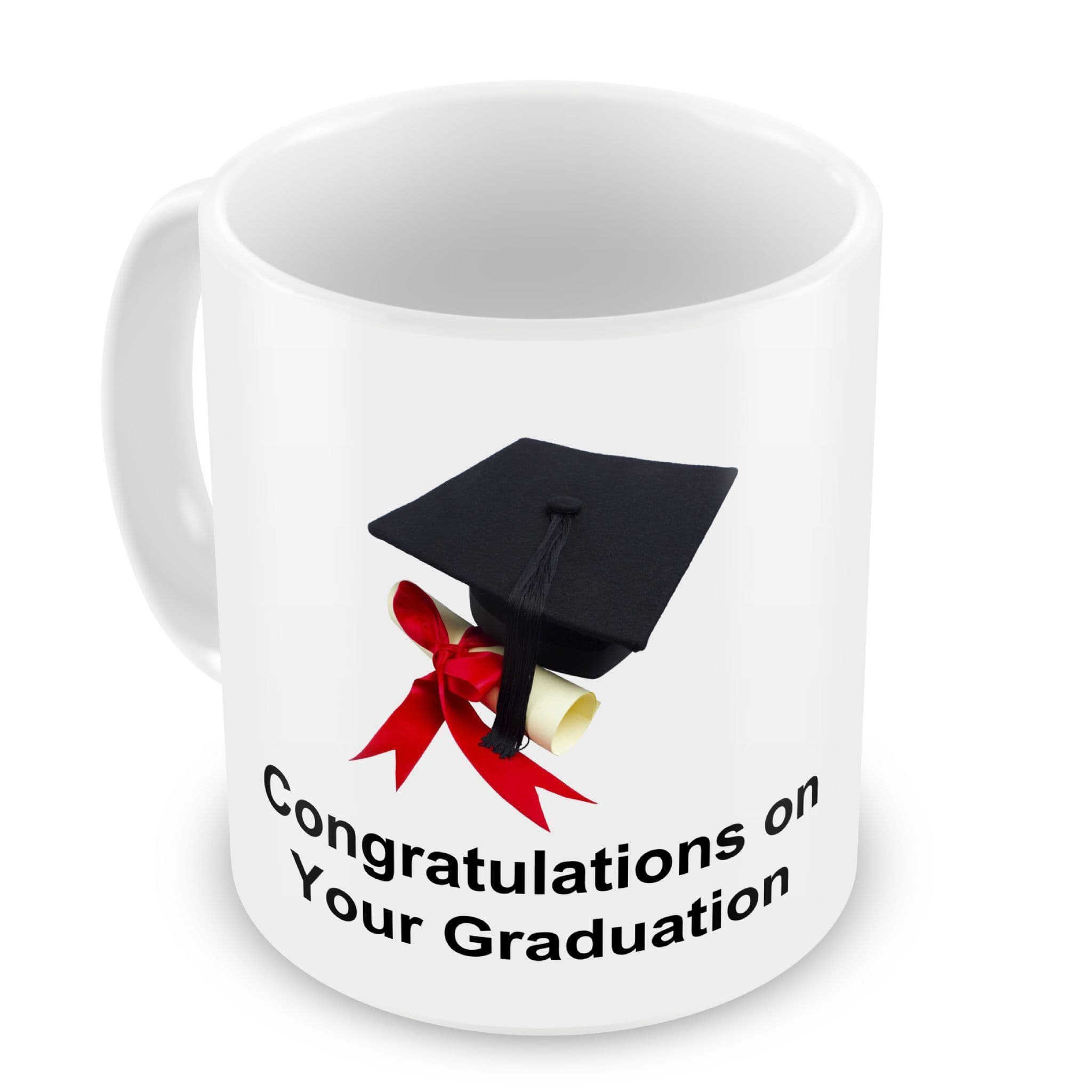 Personalised Congratulations On Your Graduation Novelty Gift Mug