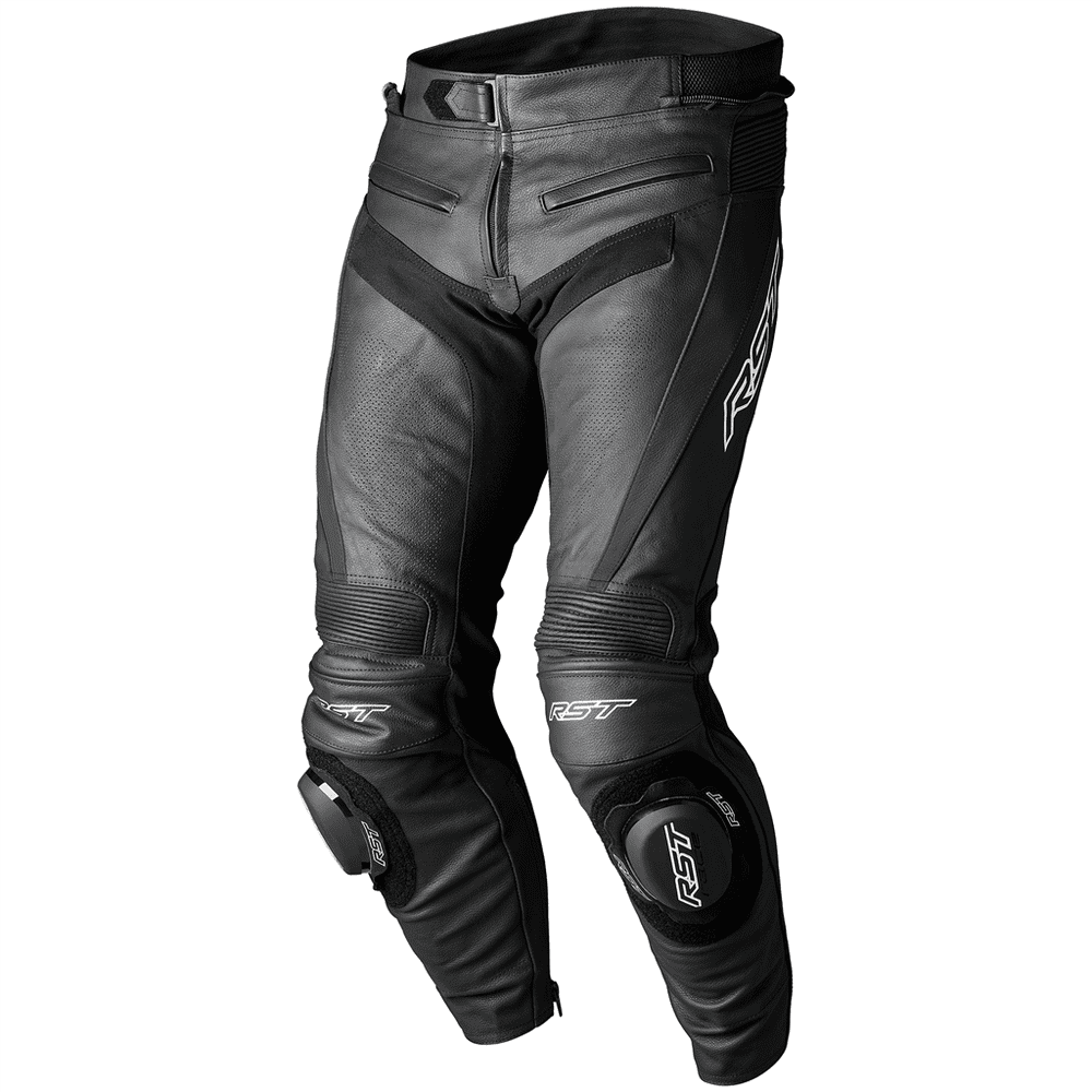 RST Tractech Evo 5 CE Black Leather Jeans Regular leg length