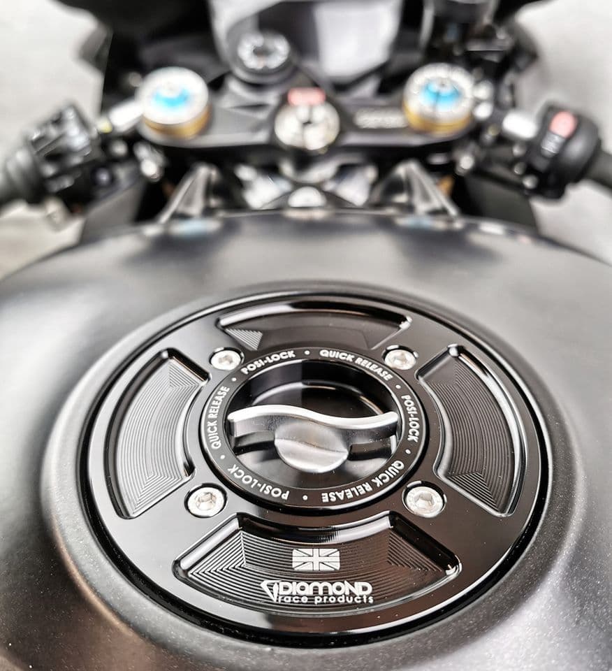 Diamond Race Products - Quick Release Tank Cap for Aprilia Motorcycles