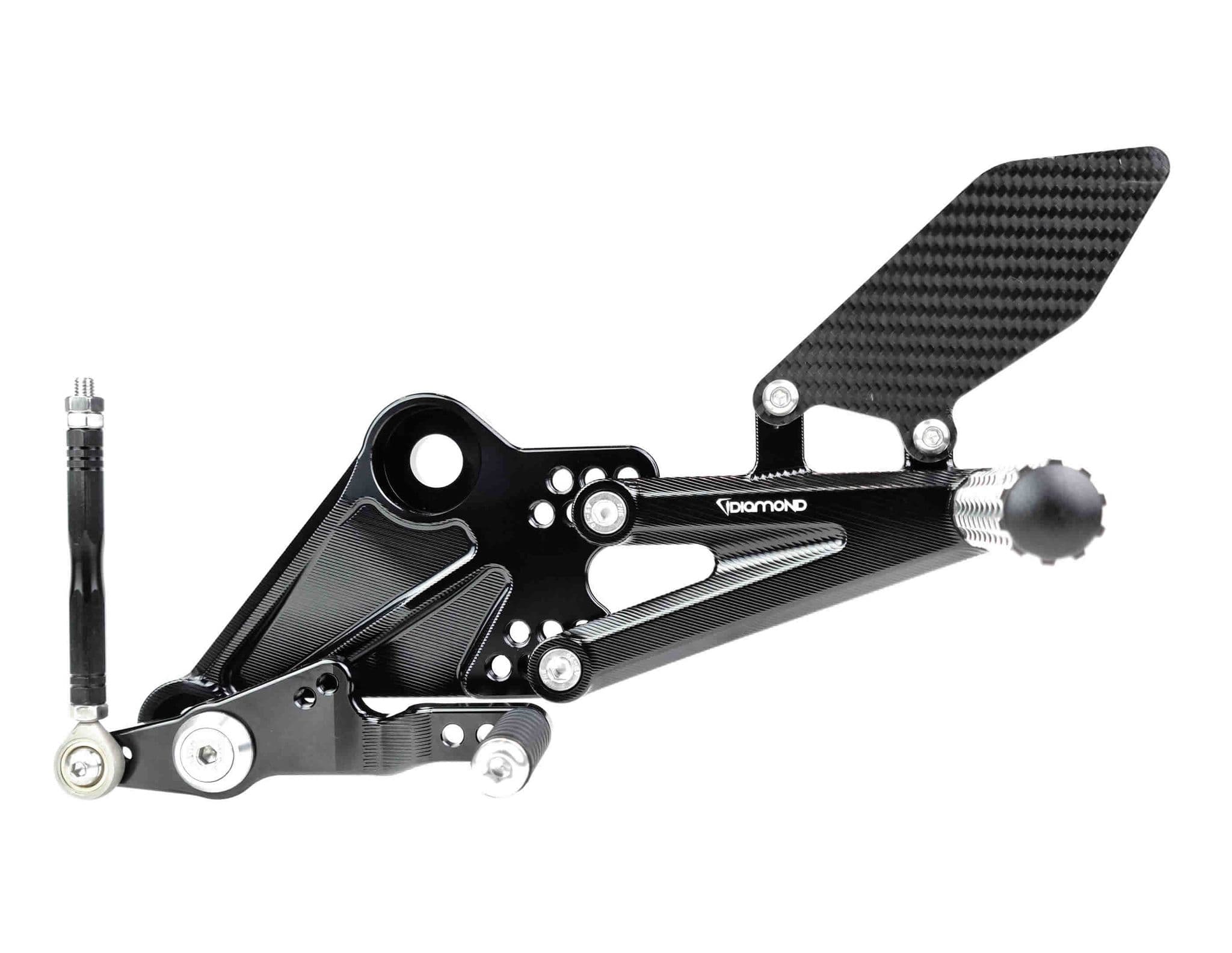 Aprilia RS660 Rearsets from Diamond Race Products - Now with Carbon Fibre!