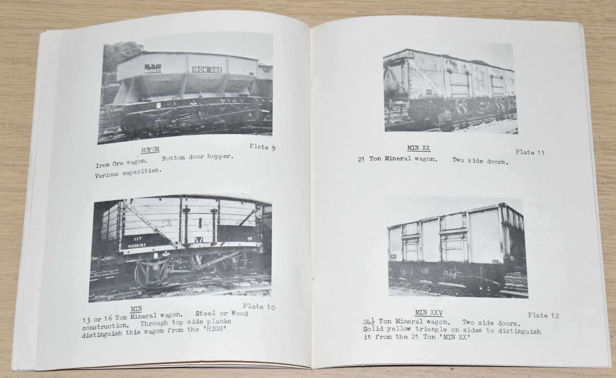 British Railways Western Region Recognition of Wagon Types