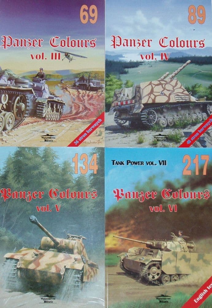 Panzer Colours - Volumes III IV V and VI