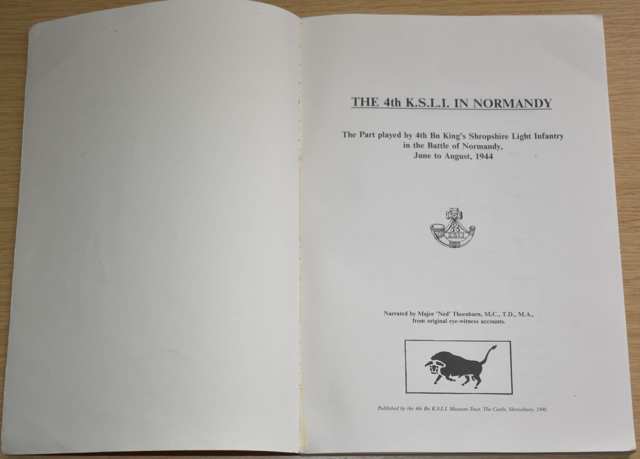 The 4th KSLI in Normandy by Ned Thornburn