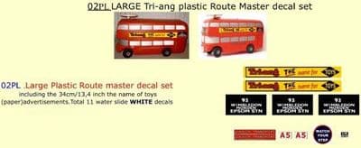 Tri-ang Large / Lines Bros Scale Buses Decals