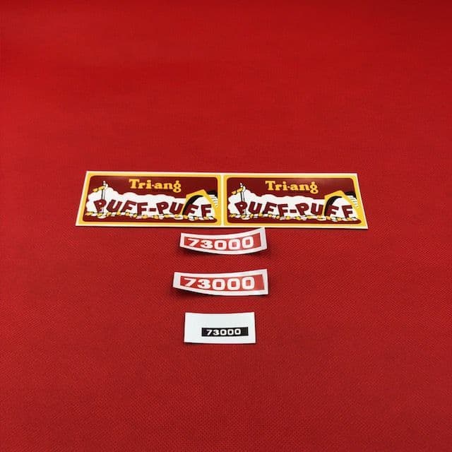 08 Tri-ang Triang Puff Puff Train decal Peel and Stick Tunnel style set ...