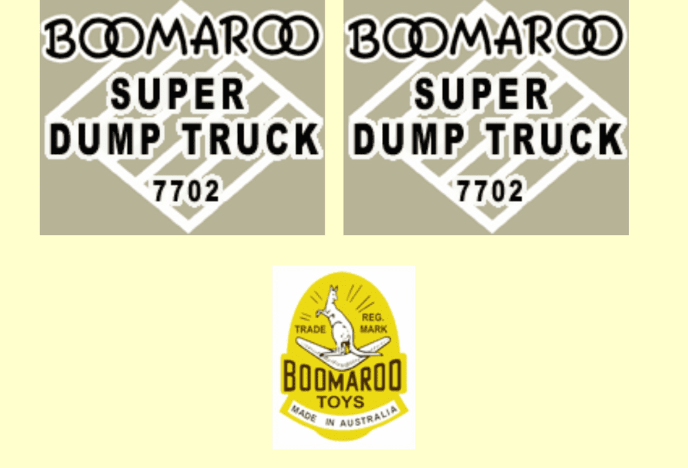 107 Boomaroo Toys Super Dump truck