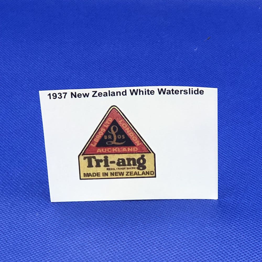 1937 Issue of the Auckland New Zealand Tri-ang Triangle Logo Waterslide ...