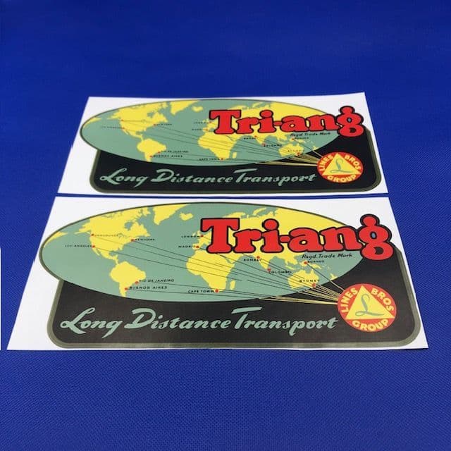 44 Tri-ang 300 series Long Distance Transport Wagon decals Peel & Stick ...