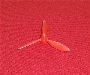 Dinky Toys 739 A6M5 Zero-Sen Plane Red plastic Propeller