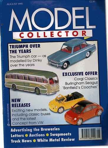 ORIGINAL MODEL COLLECTOR MAGAZINE August 1995