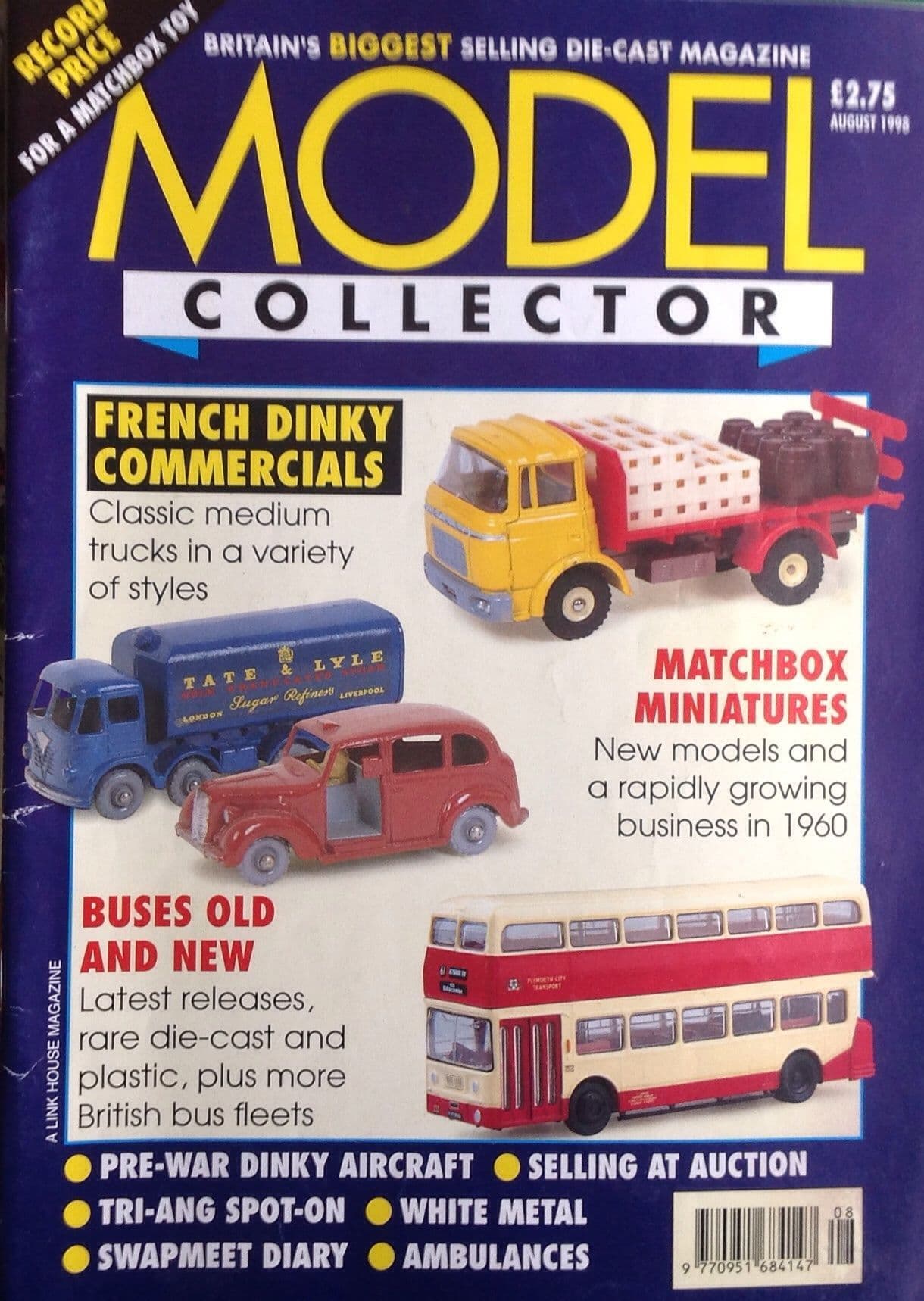 ORIGINAL MODEL COLLECTOR MAGAZINE August 1998