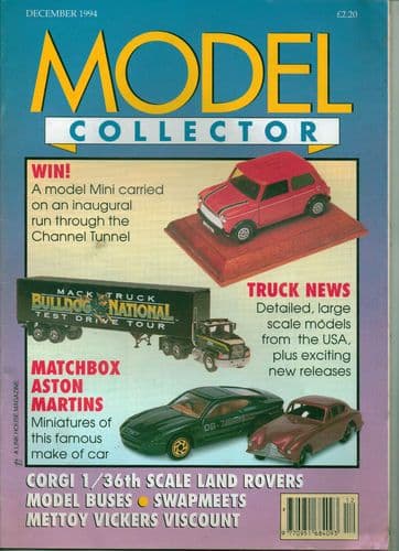 ORIGINAL MODEL COLLECTOR MAGAZINE December 1994