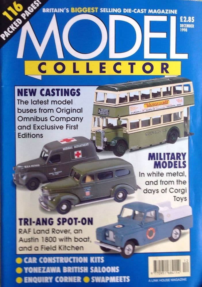 ORIGINAL MODEL COLLECTOR MAGAZINE December 1998