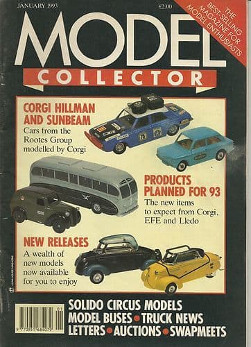 ORIGINAL MODEL COLLECTOR MAGAZINE January 1993
