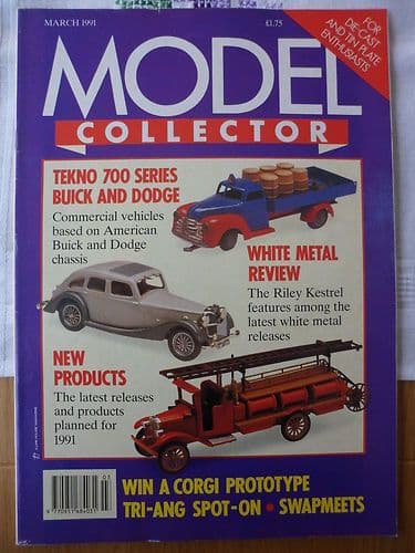 ORIGINAL MODEL COLLECTOR MAGAZINE March 1991