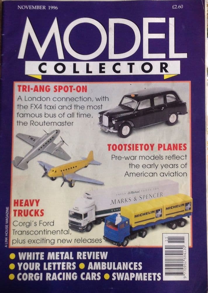 ORIGINAL MODEL COLLECTOR MAGAZINE November 1996