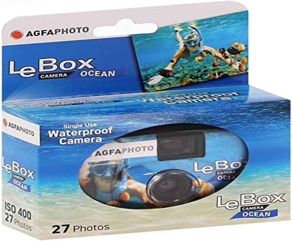 Agfa Le Box Le Box Waterproof Single Use Camera Dated 05/2026