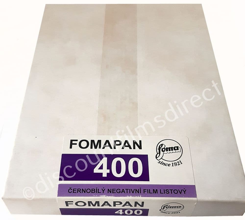 Fomapan Action 400 Black & White 4x5& x22; Sheet Film 50 Sheets
