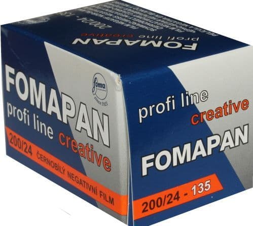 Fomapan Creative 200 35mm 36 exp Classic Black & White Camera Film