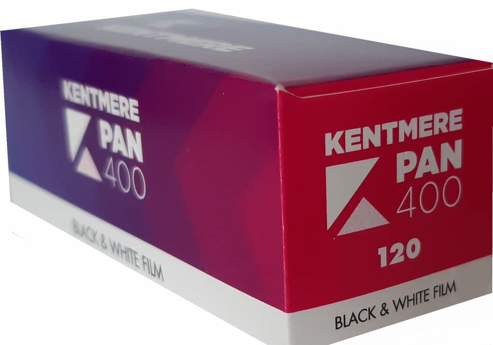 Kentmere Pan by Ilford 400 120 Roll Black & White Camera Film