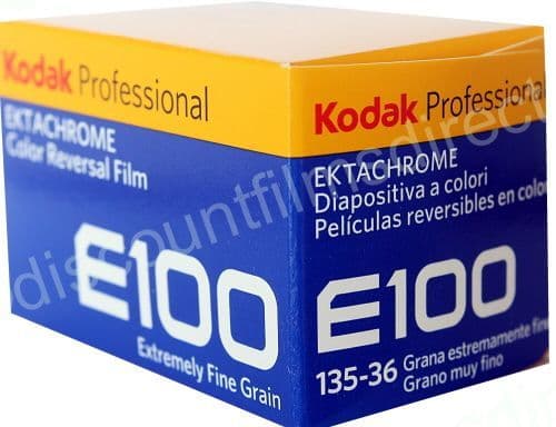 Kodak Professional Ektachrome E100 35mm 36exp Colour Slide Camera Film