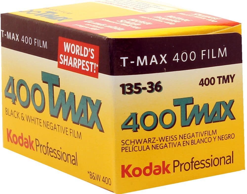 Kodak T-Max 400 iso 36 exposure Black & White Camera Film