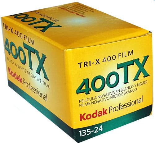 Kodak Tri-X 400 iso 35mm 24 exposure Black & White Camera Film