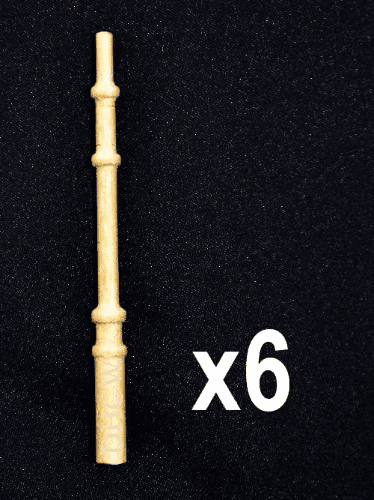 1710 Georgian Spindles x6