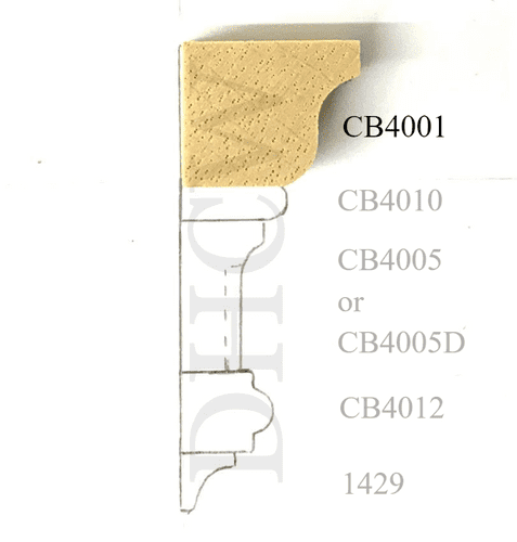 CB4001 Ogee cornice