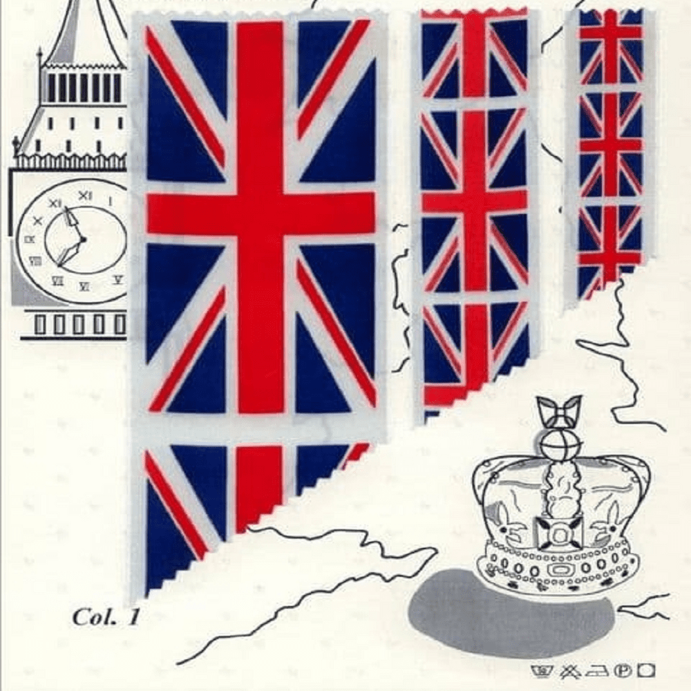 11523 Union Jack Ribbon. 25 & 35mm. 20 metres | M Courts Ltd