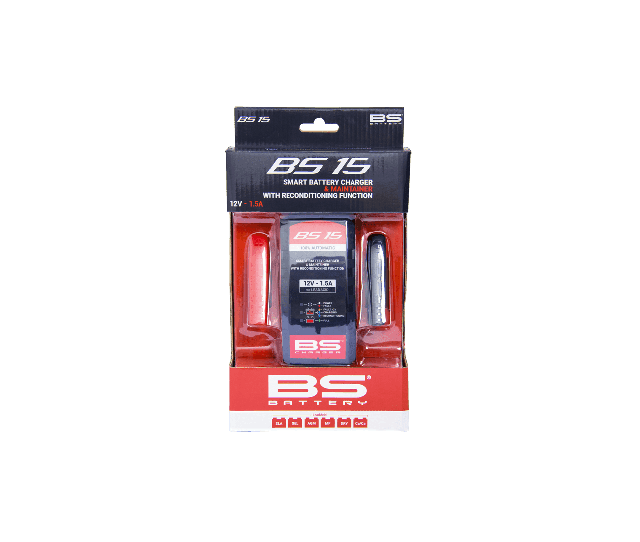 BS Smart Battery Charger 12V 1 5A 7 Stages Of Charge Including An ...