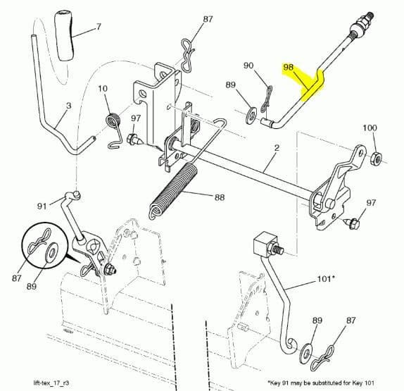 Front Lift Link Suspension Assembly Husqvarna CT154 Craftsman Poulan ...