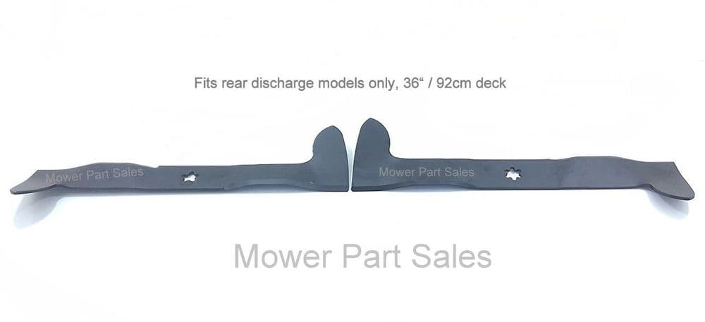 Set Of Blades High Lift 36" Deck Fits Husqvarna CT130 CT135 CTH130 ...
