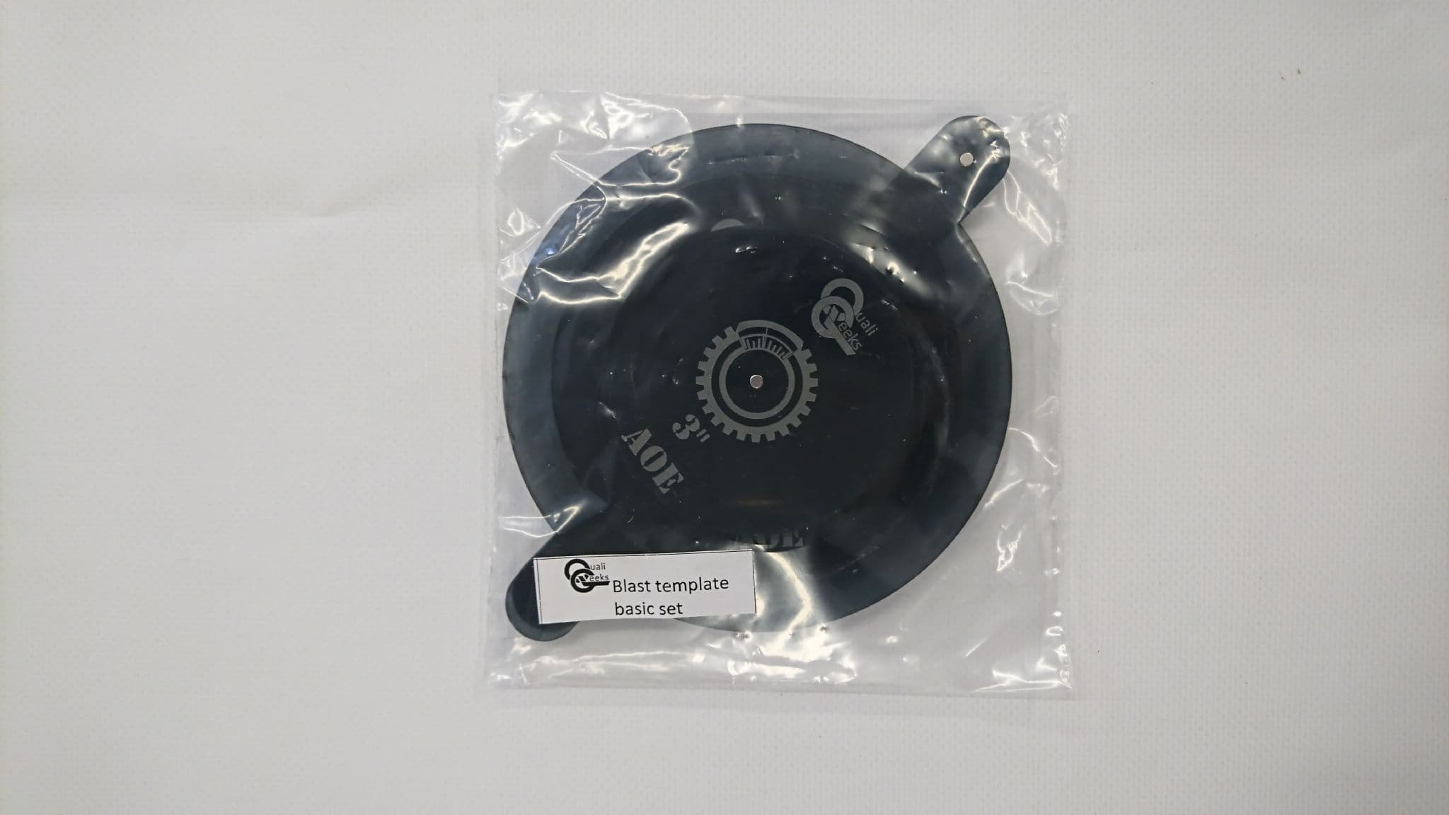 Blast Template - basic set - Transparent black