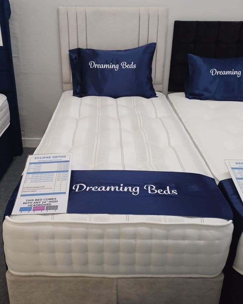 Double 4Ft6" Eclipse Ortho Divan Bed - Firm Feel