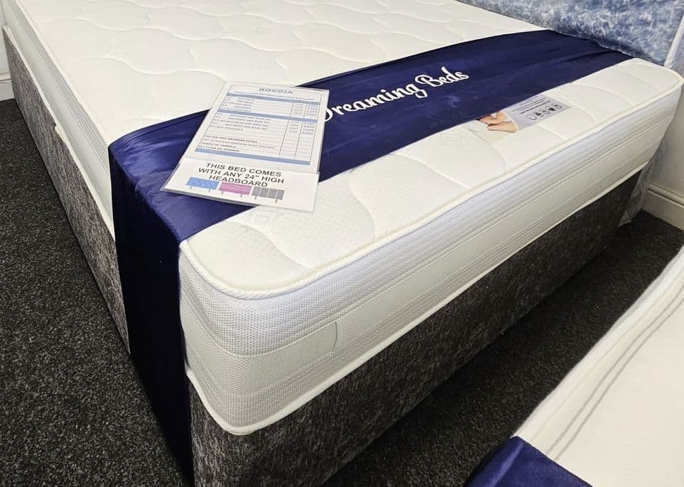 Double 4Ft6" Roccia Foam Encapsulated Mattress - Super Firm Feel