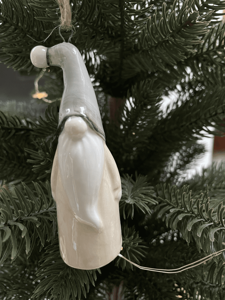 Ceramic Hanging Gonk Beige