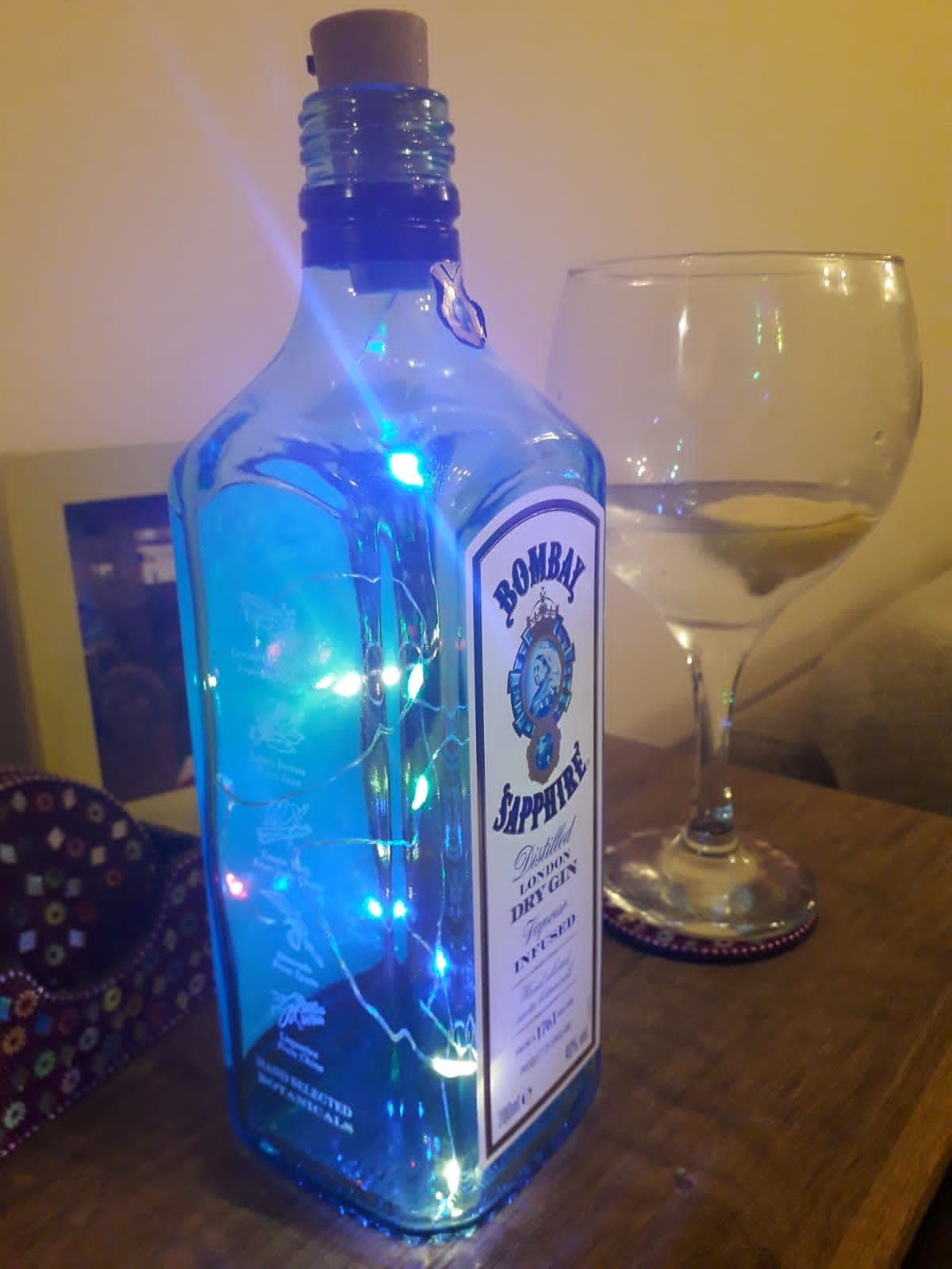 Rainbow Multi Coloured LED Bottle Lights