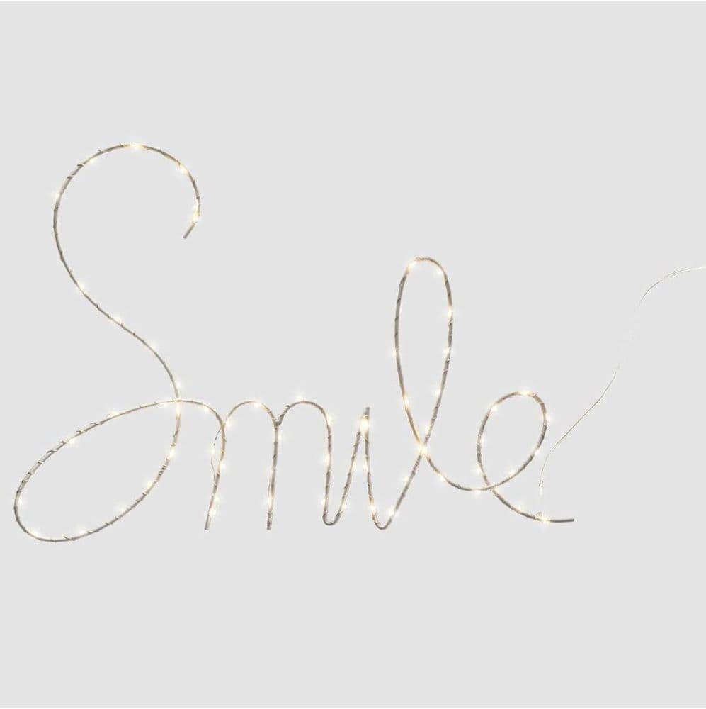 Smile LED Wall Light Battery Operated
