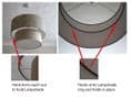 2 Tier Lampshade Frame System 70cm / 60cm