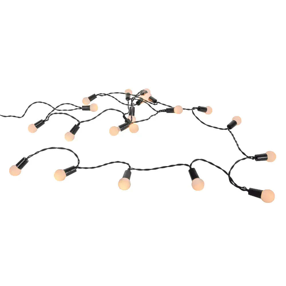 20 LED Bulb Outdoor Light String 2m + Timer | Dannells